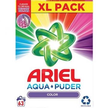 Ariel prášok na pranie 4725g Aqua Puder Color Box 63 praní